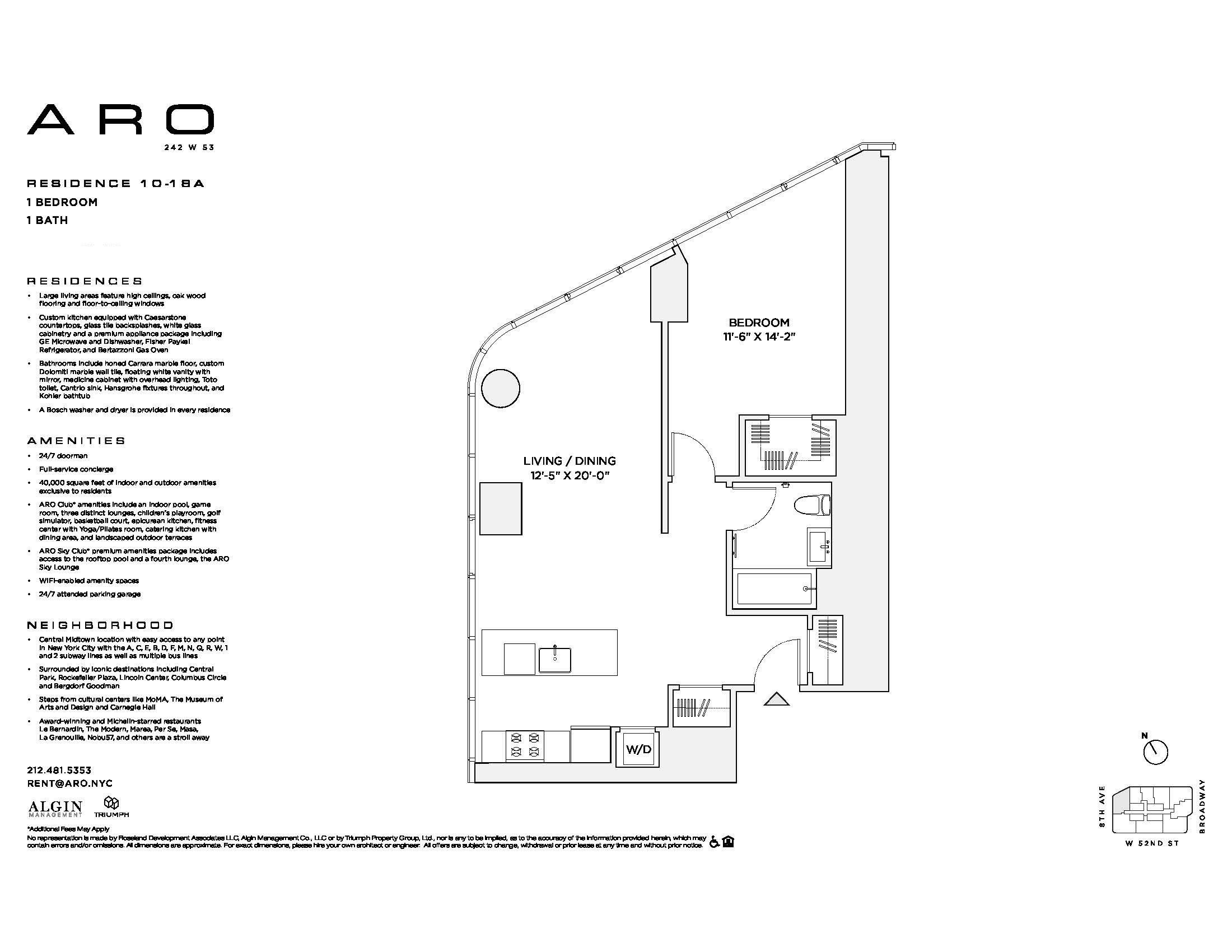 ARO | Midtown West Luxury 1- to 3-Bedroom Apartment Rentals Available